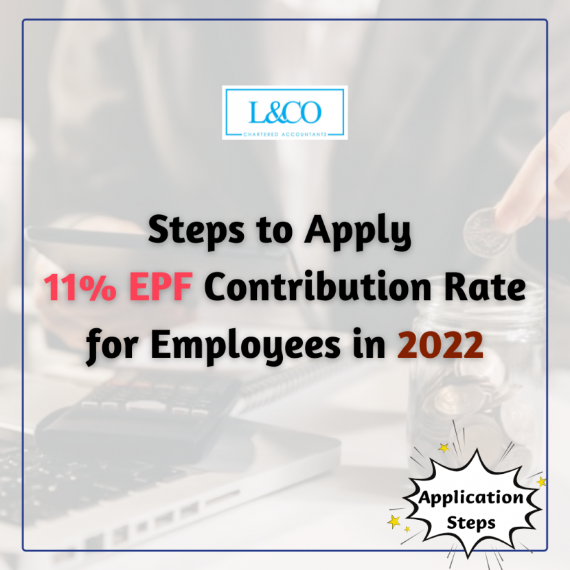 Steps to Apply Employee's EPF Contribution Rate at 11%