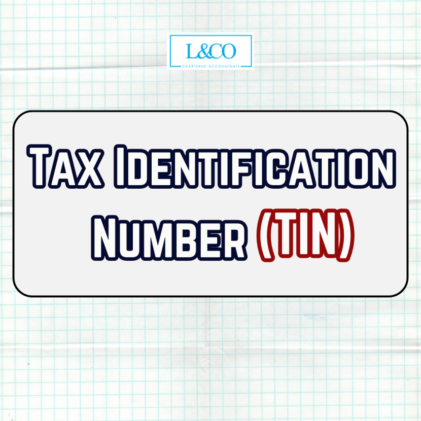 Tax Identification Number (TIN) | L & Co Accountants