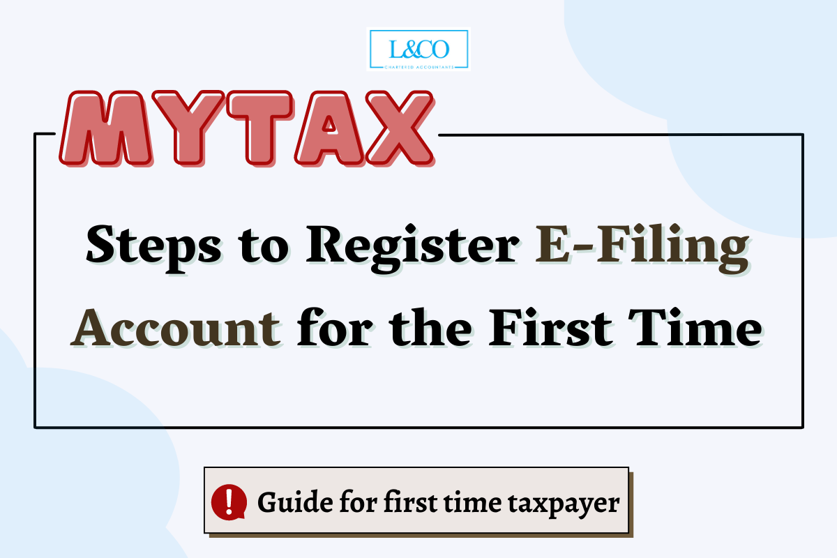 MyTax Account Registration Guidance - L & Co