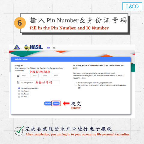 e-Pin网上申请指南 - L & Co