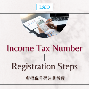 Income Tax Number Registration Steps - L & Co