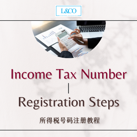 Income Tax Number Registration Steps - L & Co