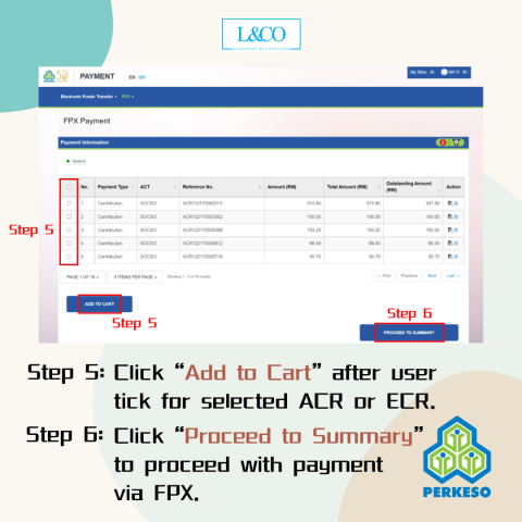 SOCSO & EIS submission and payment methods - L & Co