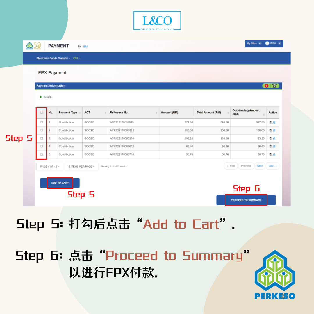 SOCSO 和 EIS 一起呈交和付款的详细教程 - L & Co