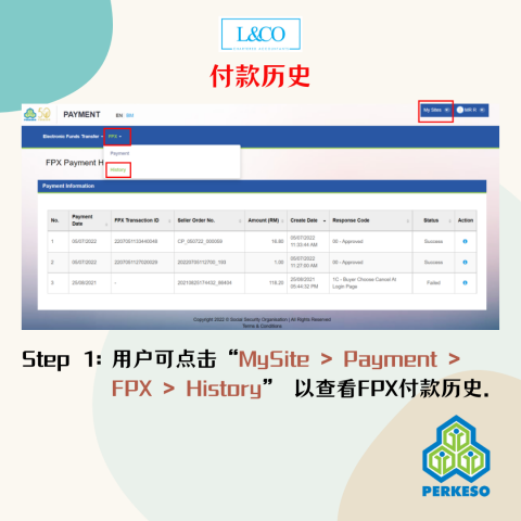 SOCSO 和 EIS 一起呈交和付款的详细教程 - L & Co
