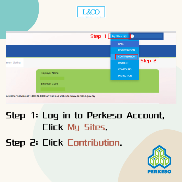 SOCSO & EIS submission and payment methods - L & Co