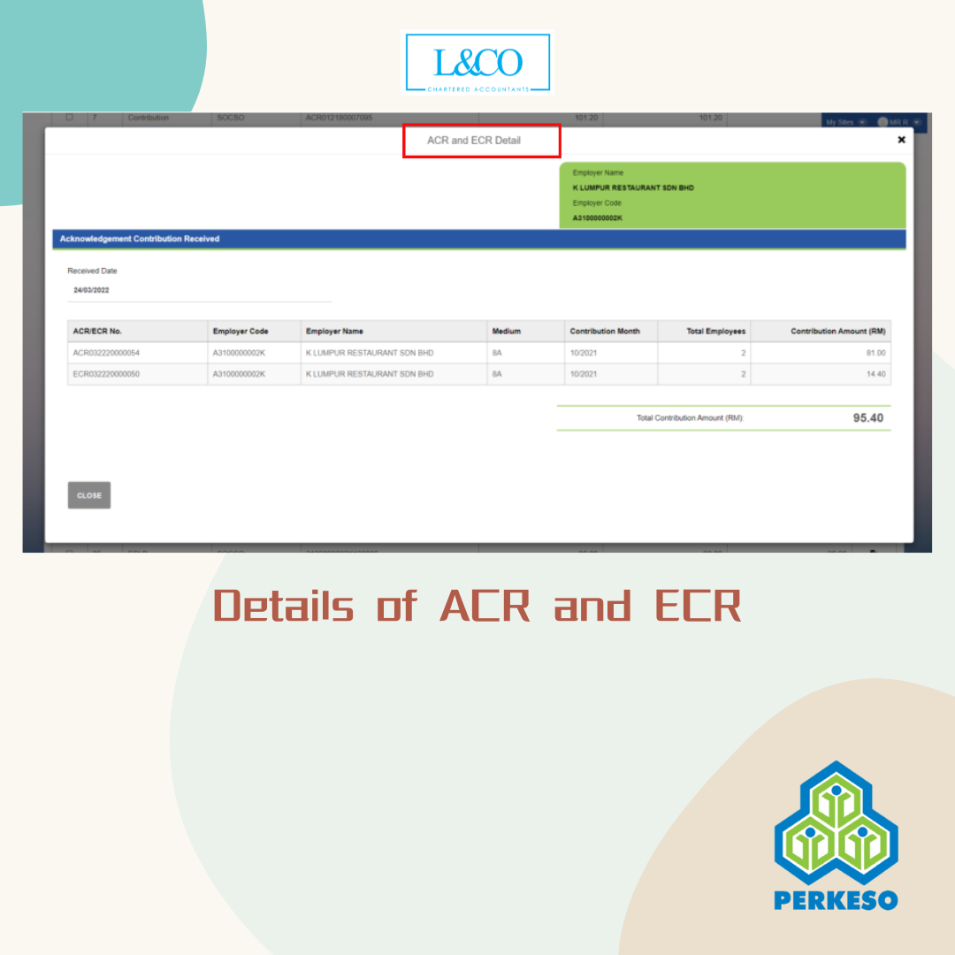 SOCSO & EIS submission and payment methods - L & Co
