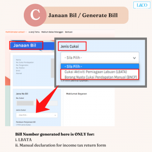 Bill Number is Required for ALL Tax Payment - L & Co