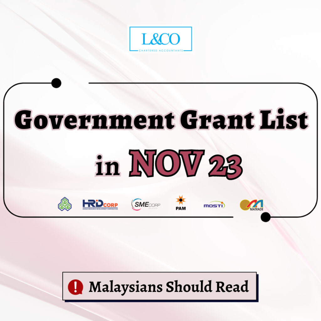 Government Grant List - L & Co