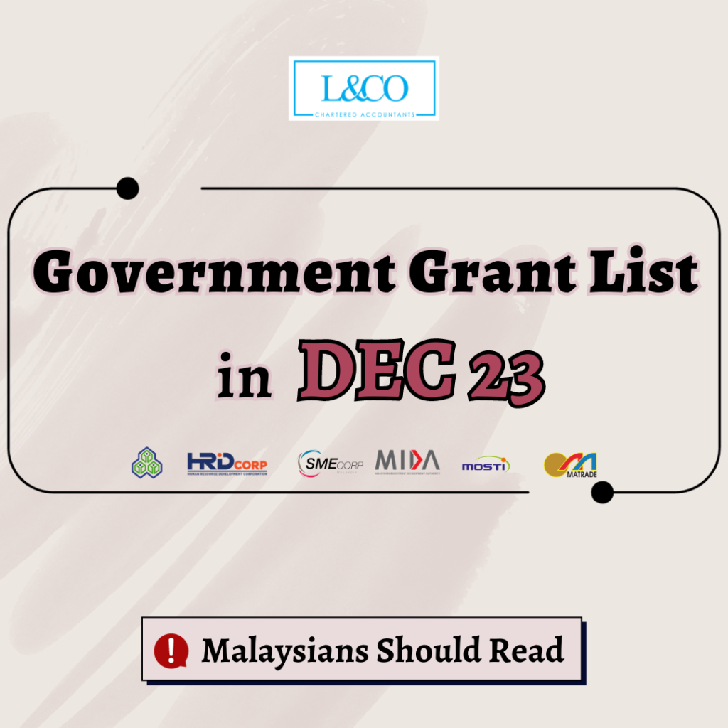 Government Grant List - L & Co