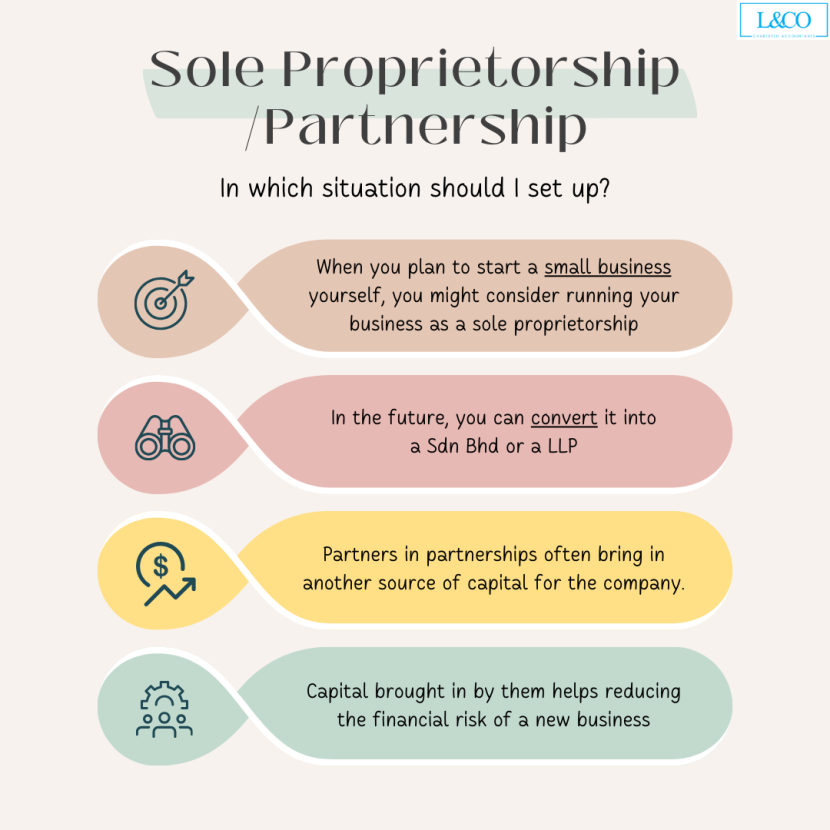 Sdn Bhd / LLP / Enterprise? - L & Co