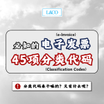 您必须了解的电子发票45项分类代码 (Classification Code) - L&CO
