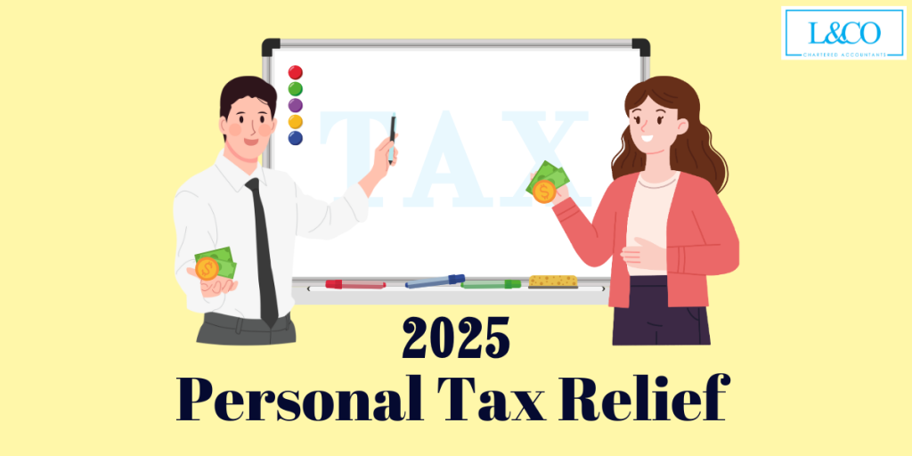 Personal Tax Relief Y.A. 2025 | L & Co Accountants