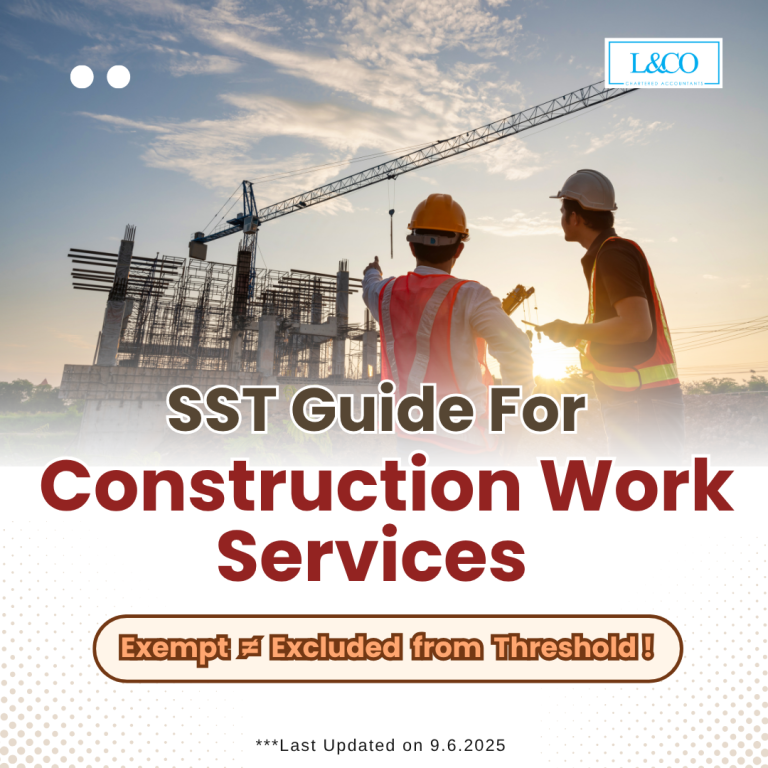 2025 Construction Services SST Guide - L & Co Accountants