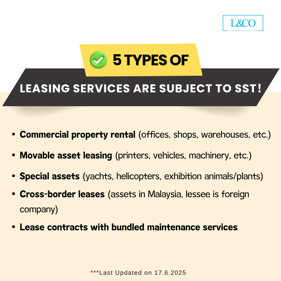 2025 Malaysia SST Guide for Leasing & Rental Services - L & Co Accountants