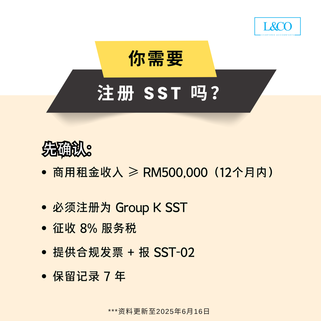 2025 马来西亚租赁服务 SST 最新指南- L & Co Accountants