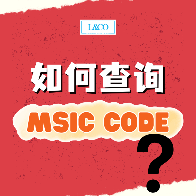 搞不懂 MSIC Code？看这里！- L & Co Accountants