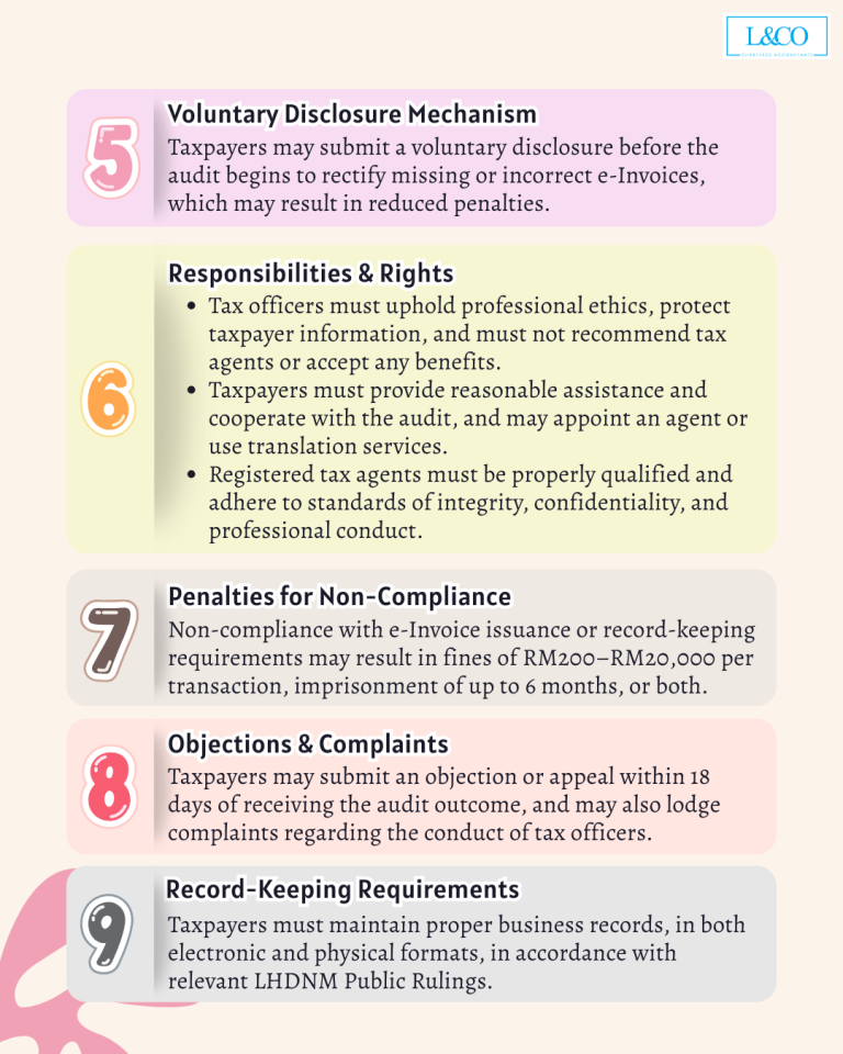 Interpretation of the New e-Invoice Compliance Audit Framework - L & Co ...